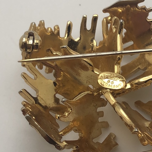 Grosse | Jewelry | Grosse Germany 966 Stunning Brutalist Brooch Signed ...